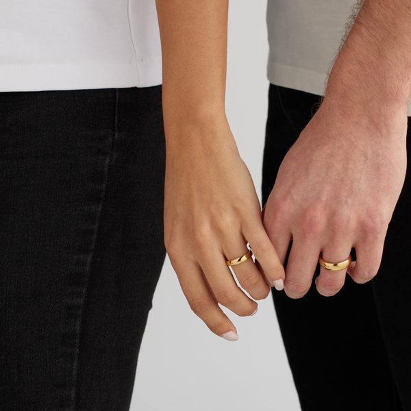 Classic Gold Tungsten Ring Set - ETRNL