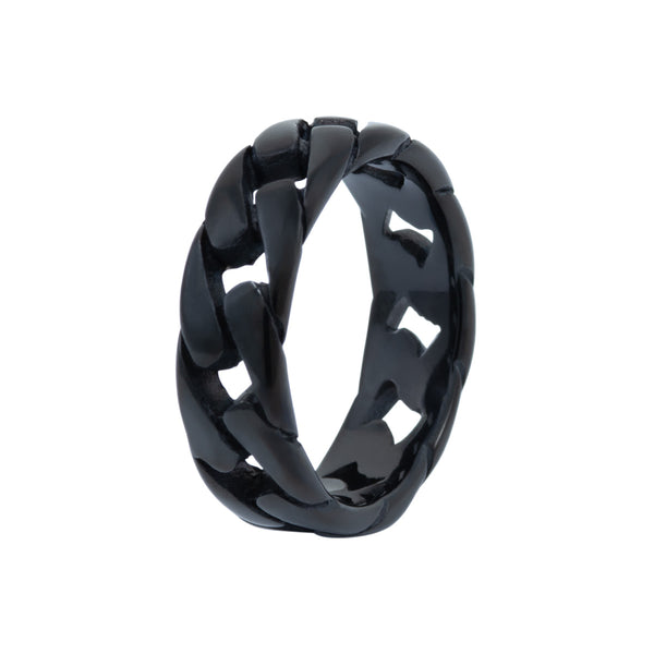 Men's Black Chain Link Ring - ETRNL