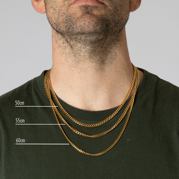 Gold Franco Chain Necklace (3mm) - ETRNL